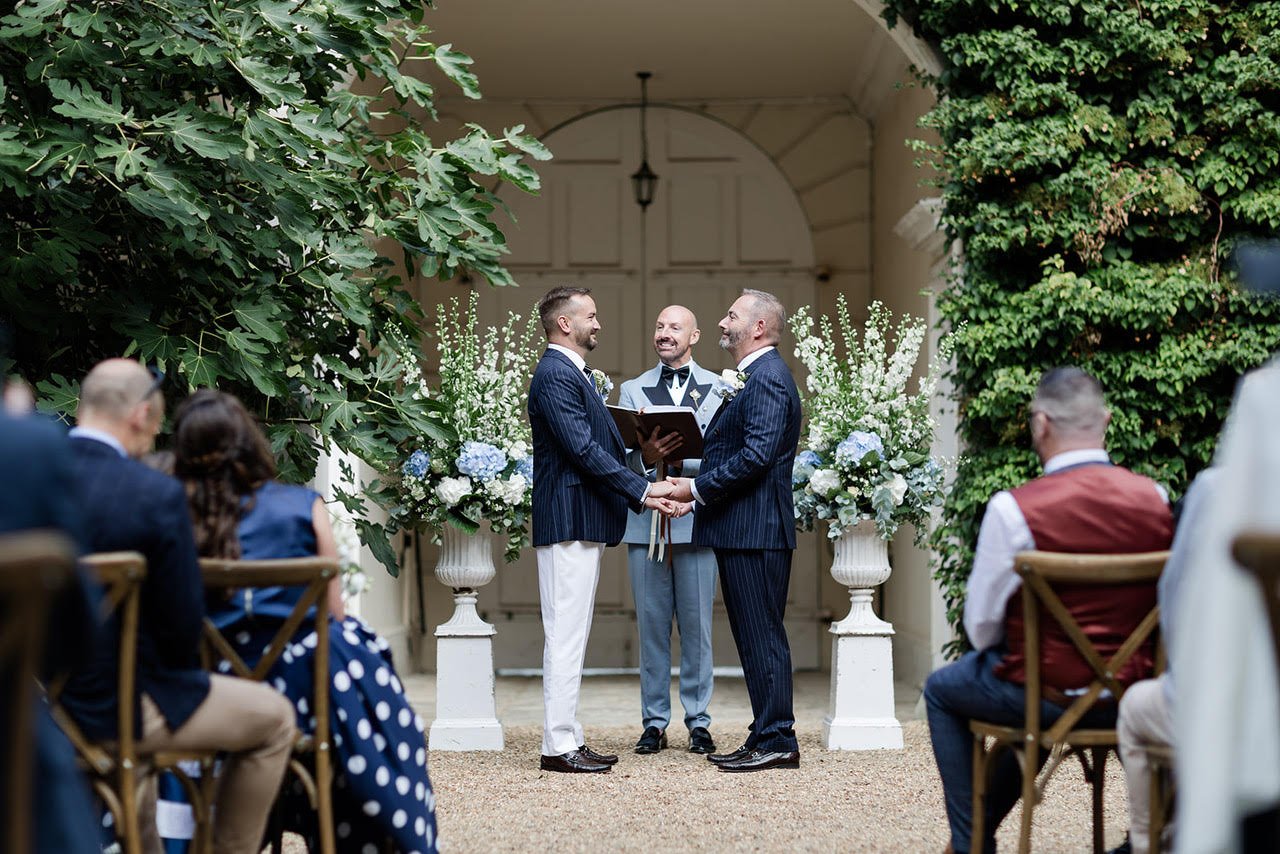 Christopher and Ian at Firle Place - Blue Door Weddings