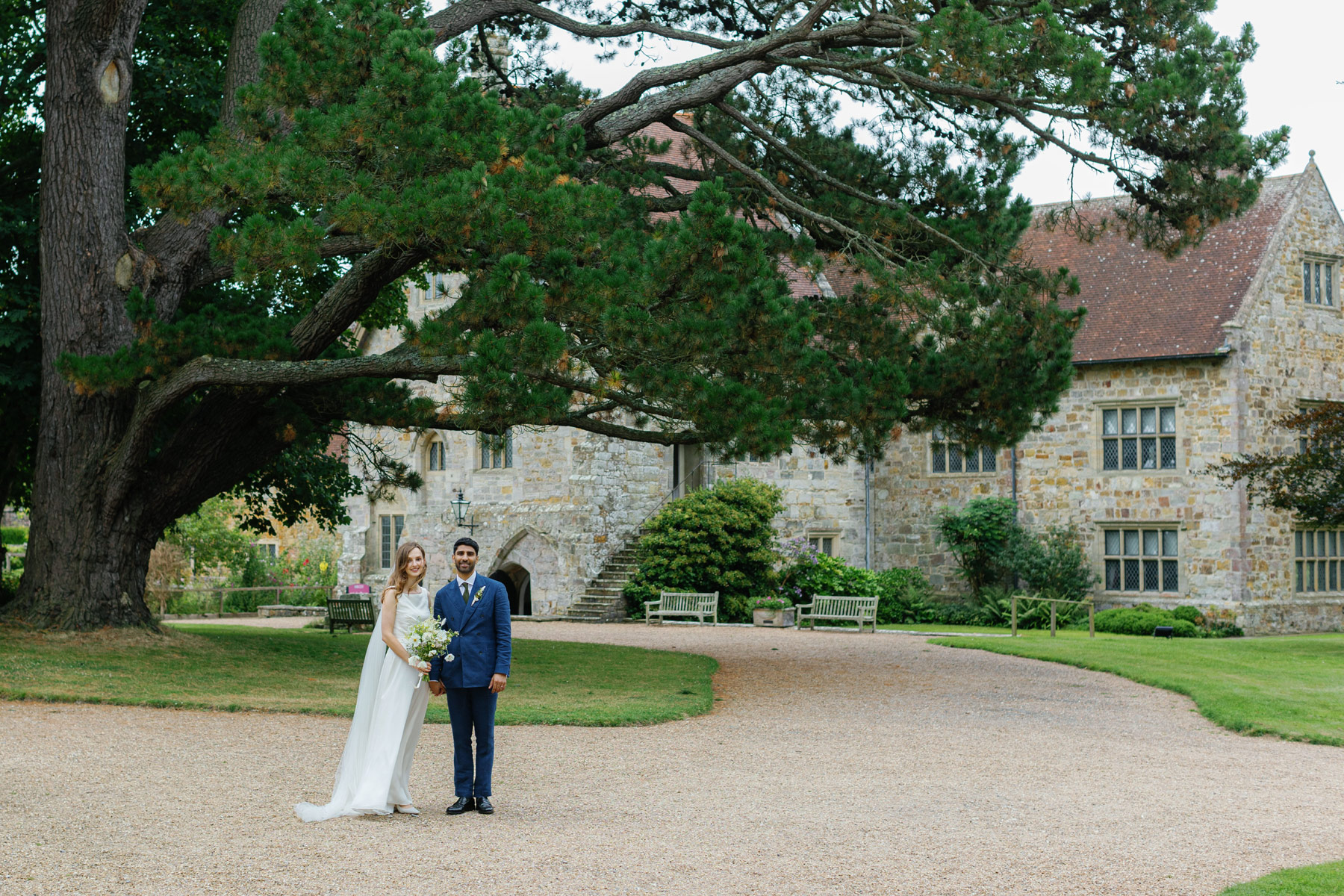 Beth & Muneeb at Michelham Priory - Blue Door Weddings